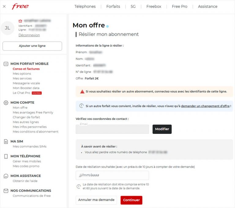 Comment résilier son forfait Free mobile ? La méthode complète - Konnekt